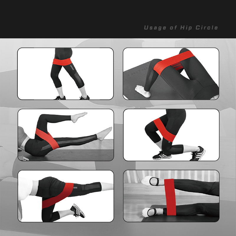 Buy Best Assisted Hip Stretches Glute Hip Resistance Band With Circles ...