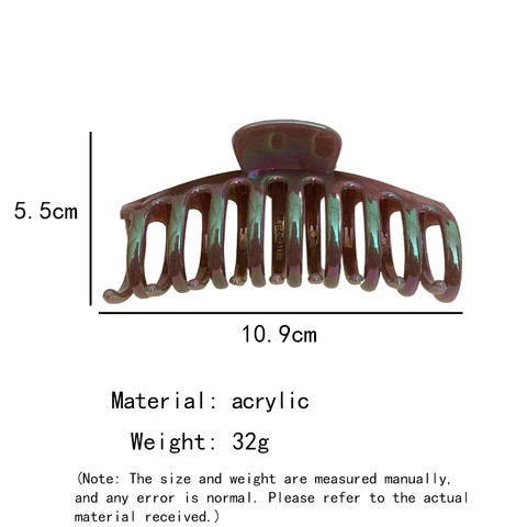 Buy Big Jaw Hair Clip River Spring Assembly Machine Acrylic Color Light ...