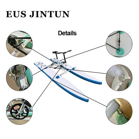 Buy Brand New Sea Bicycle Pedal Boat Floating Inflatable Water Bike ...