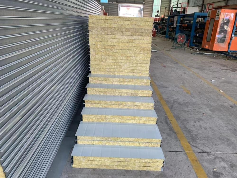 Buy Cladding Roof Panel Mineral Wool Sandwich Roof Panels Ppgi Steel ...