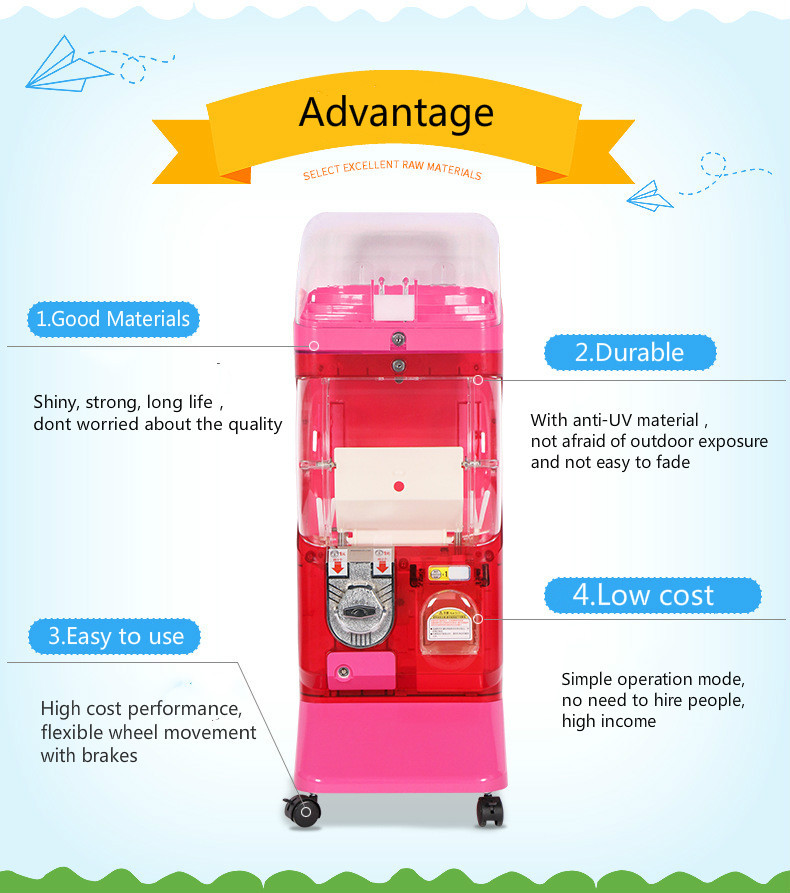 Buy Colorful Mini Amusement Game Capsule Machine Coin Operated Capsule ...