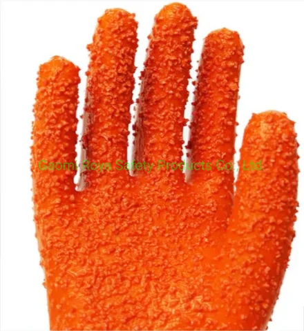 Buy Cotton Or Polyester Liner Fully Pvc Coated Gloves Pvc Smooth Coated ...