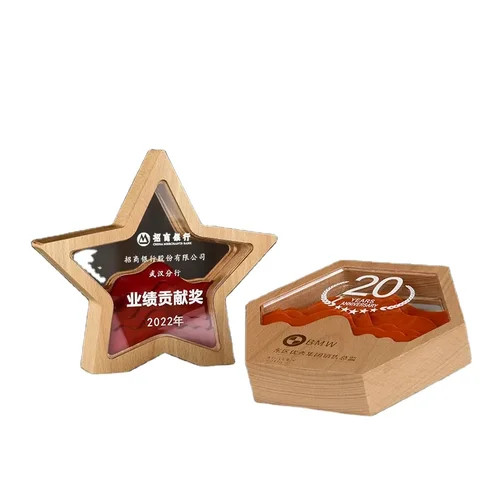 Buy Custom Business Gift Solid Crystal Metal Acrylic Trophy With Uv ...