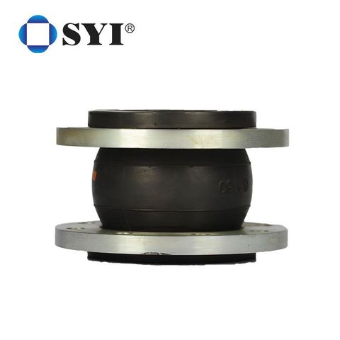 Buy Custom Flexible Pipe Fitting Sphere Rubber Bellows Carbon Steel ...