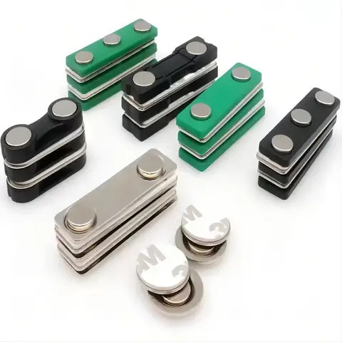 Buy Custom N35 N48 Neodymium Block Name Tag Magnet Ndfeb Self-adhesive ...
