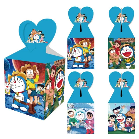 Buy Cute Doraemon Party Suppliers Gift Box Kids Boys Birthday New Year ...