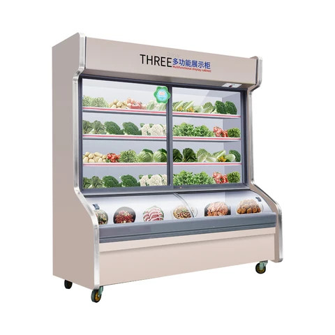 Buy Double-temperature Commercial Open Display Freezer For Sale ...