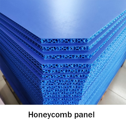 Buy Duplex Plastic Cutting Panel Sheet 12mm Honeycomb Board Chloroplast ...