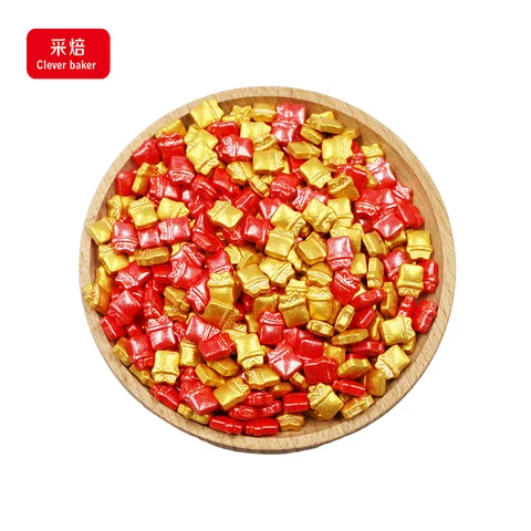 Buy Edible Gold Ingot And Snowflake Plane Balloon Cupcake Cake ...