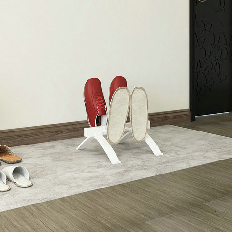 Buy Evia 2 Pair Standing Electric Heating Shoe Dryer Drying Rack from ...