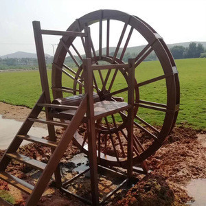 Buy Factory Customized Wooden Waterwheel Small Fountains For Garden ...