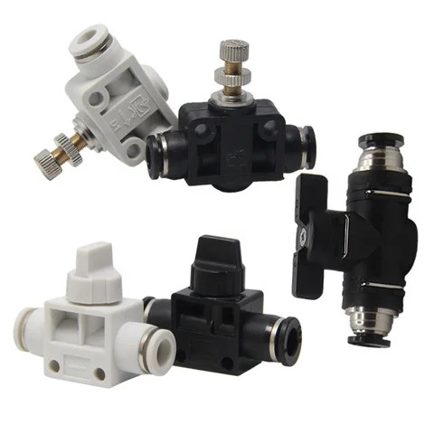 Buy Factory Direct Pneumatic Gas Pipe Quick Insertion Connector White ...