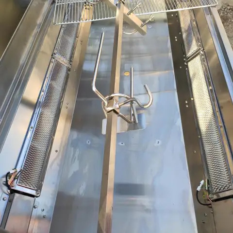 Buy Factory Price Outdoor Large Gas Spit Roaster With Lid from HDWYSY ...