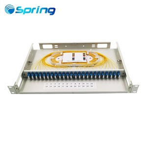 Buy Fiber Optic Equipment 19 Inch Patch Panel 24 Port 48 Core Rack ...