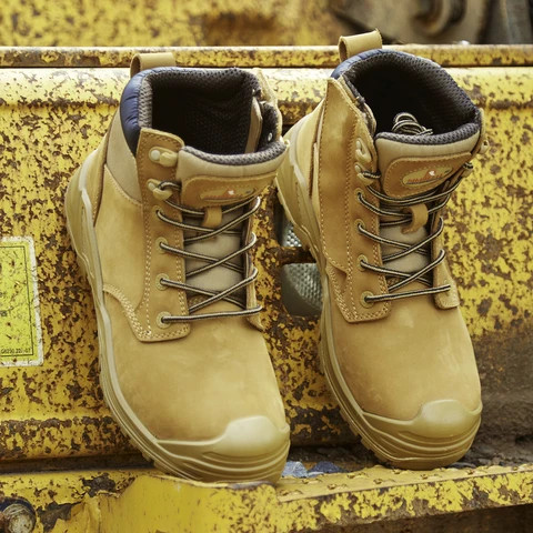 Buy High Cut Germany Workshop Contractor Nubuck Steel Toe Work Women ...