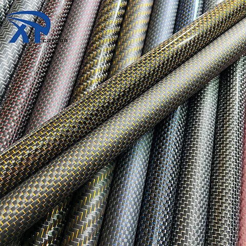 Buy High Tensile Carbon Fiber Round Tube Carbon Fiber Hollow Tube ...