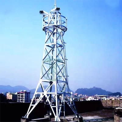 Buy Hty Hot Galvanized Steel Structure Watch Tower Angular Lattice ...