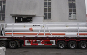 Buy Hydrogen Tube Trailer With 200 Bar Working Pressure from Tianjin ...