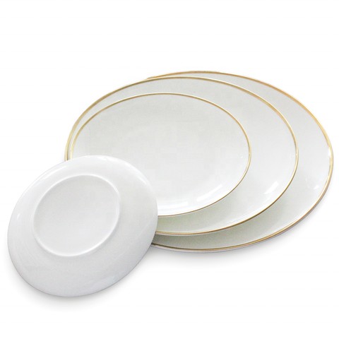 Buy Jk Ceramics Plates Restaurant Custom Plates Round Ceramic Dinner ...