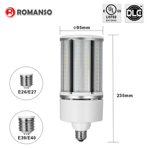Buy Led Corn Bulb E27 E40 Light Cob 100w 120w Ip65 Waterproof 30w 40w ...