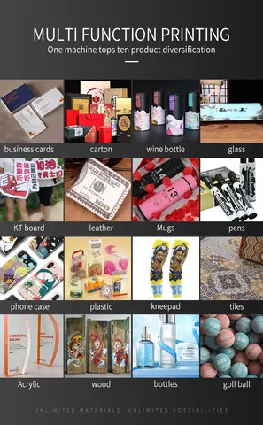 Buy Lingya A3 Uv Flatbed Printer Phone Case Cover Uv Printing Machine Inkjet Digital Glass Metal ...