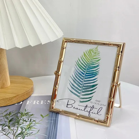 Buy Modern Fashion Style Square Metal Photo Frame Home Decoration ...