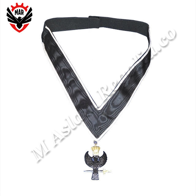 Buy Past Master Gold Square & Compass Masonic Regalia Black Cravat ...