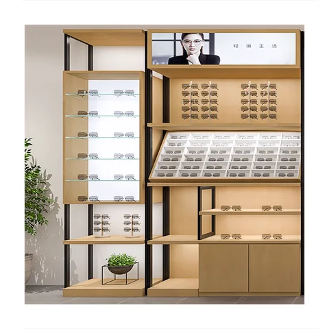 Buy Professional Optical Store Design Glass Laminate Eyewear Display ...