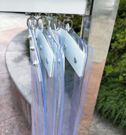 Buy Pvc Folding Curtain Plastic Pvc Transparent from Hangzhou Yanyan ...
