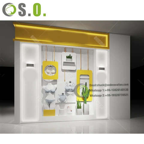 Buy Retail Lingerie Display Showroom Bra Shop Design Modern Underwear ...
