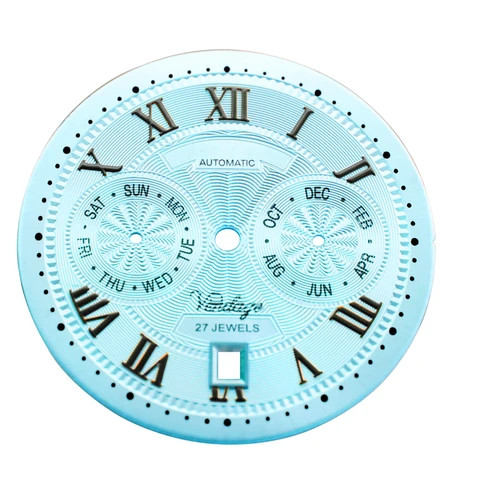 Buy Round Hydraulic Radial Watch Dial 6h Calendar Window Sicker High ...