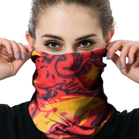 Buy Seamless Multi Color Bandana Outdoor Buffe Hiking Neck Warmer from ...
