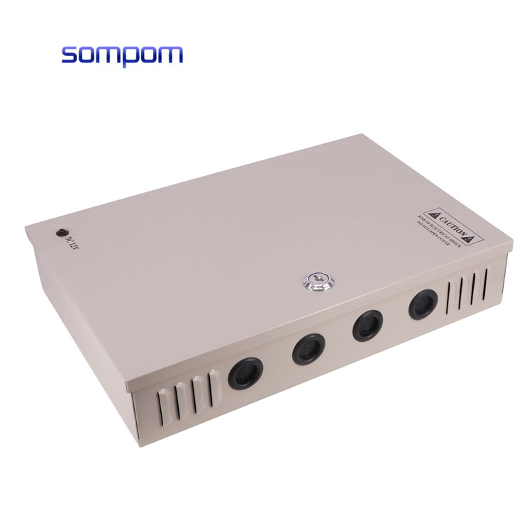 Buy Sompom Cctv Power Box Switching Power Supply 12v 30a 18ch Cctv Surveillance Security System ...