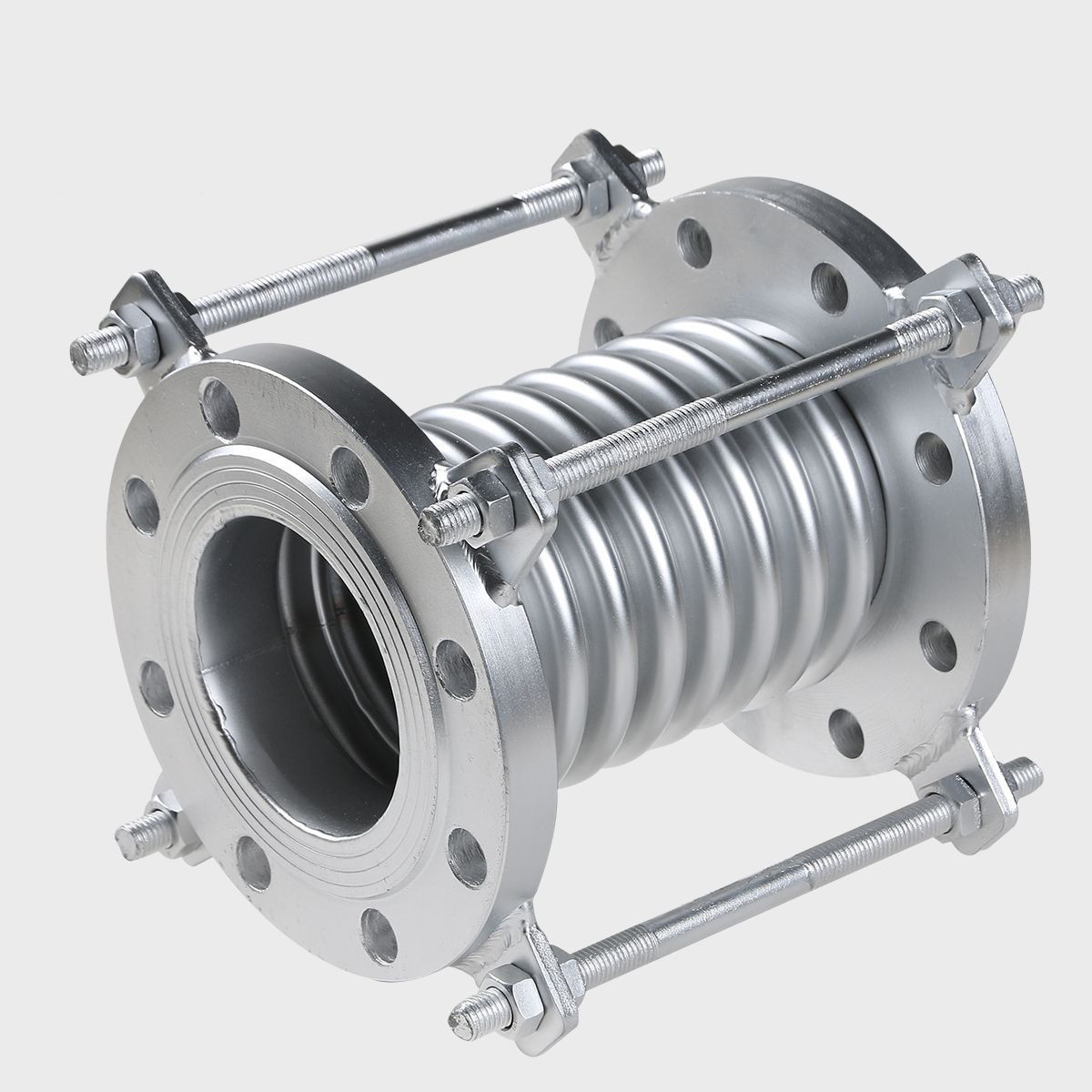 Buy Stainless Steel Corrugated Pipe Compensator Flange Connection Metal ...