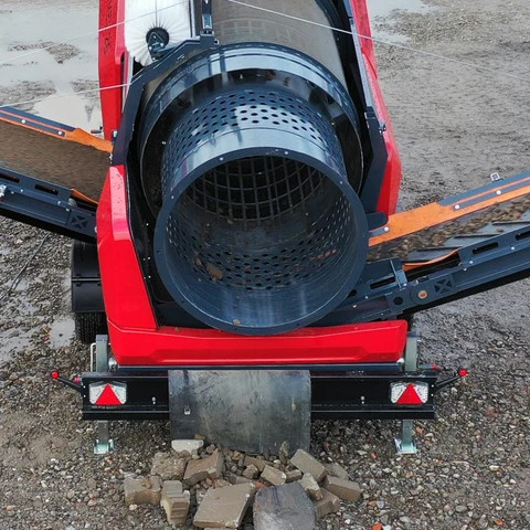 Buy Topsoil Screener Rotary Mobile Compost Trommel Sifting Topsoil ...