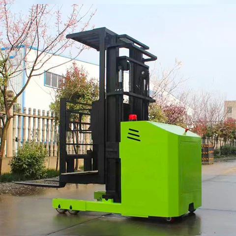 Buy Warehouse Full Electric Order Picker Forklift 1 Ton High Level ...