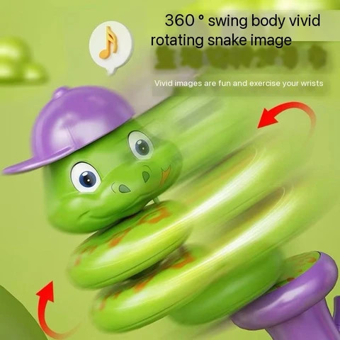 Buy Whistle Twist Snake Duck Toy Decompression Swing Force Control Balance Rotating Snake Duck ...