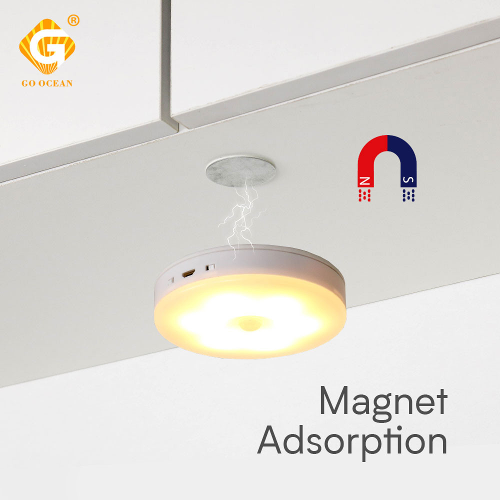 Buy Wireless Led Battery Powered Kitchen Cabinet Motion Sensor Night ...