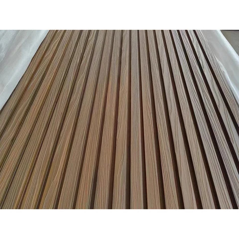 Buy Wpc Waterproof Wall Panel Outdoor Cladding Anti-uv Wpc Fluted Panel ...