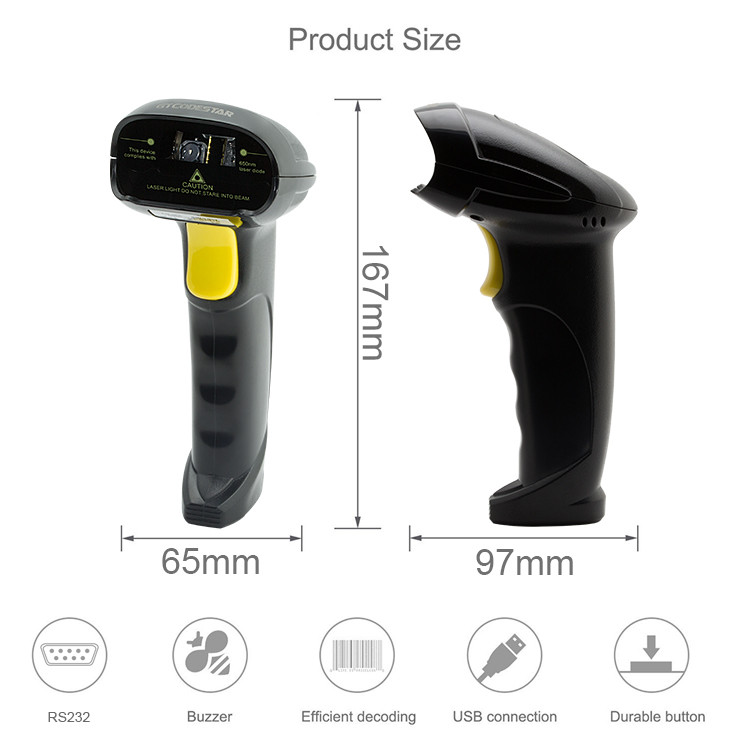 Buy X-9100 Cheap Price Wired Handheld Usb 1d Laser Barcode Scanner Oem ...