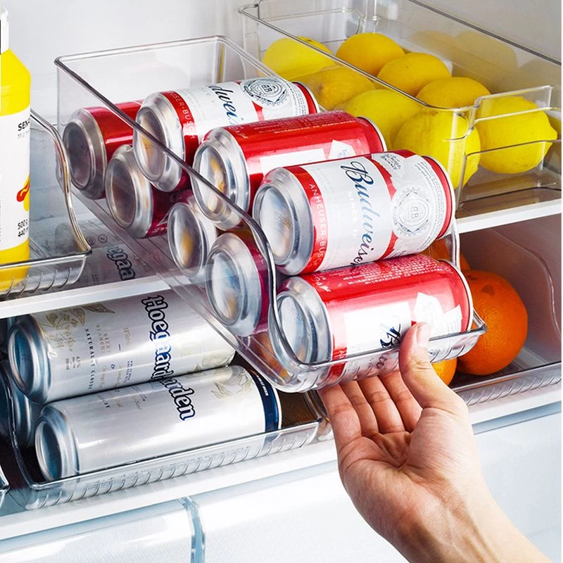 Buy Pet Plastic Clear Cans Storage Bin For Drink Cans Bottles from ...
