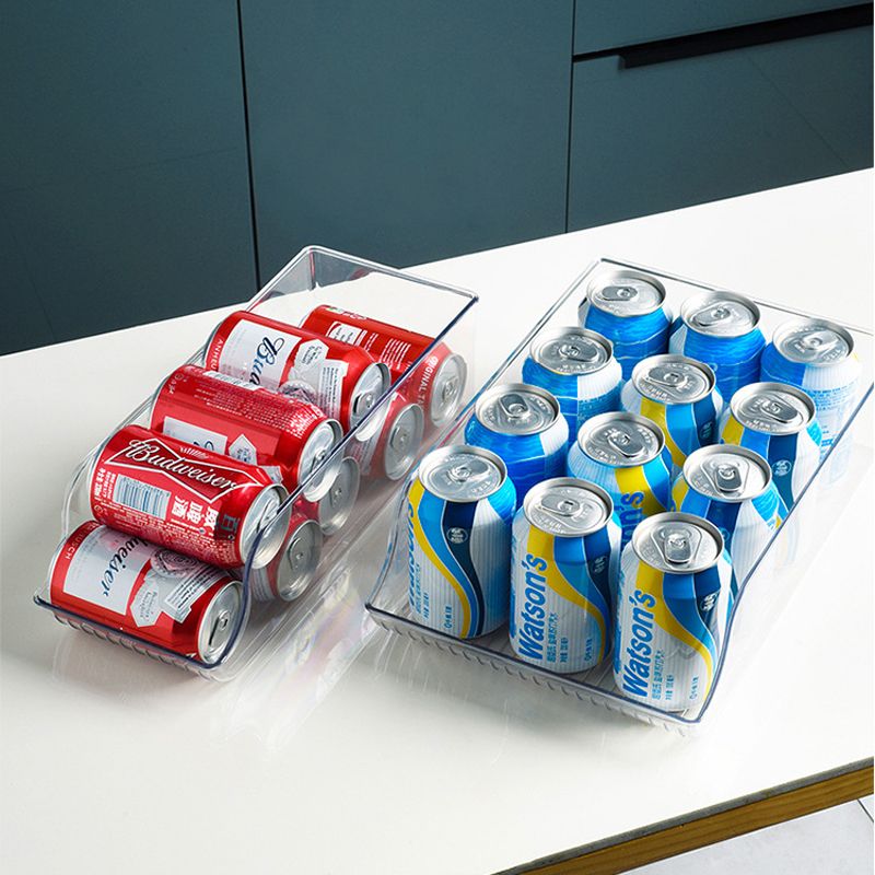 Buy Pet Plastic Clear Cans Storage Bin For Drink Cans Bottles from ...