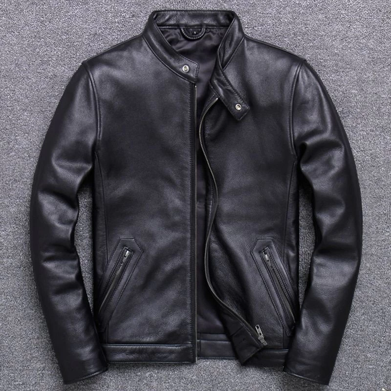 Buy Cowhide Casual Leather Jacket from High Gent, Pakistan | Tradewheel.com