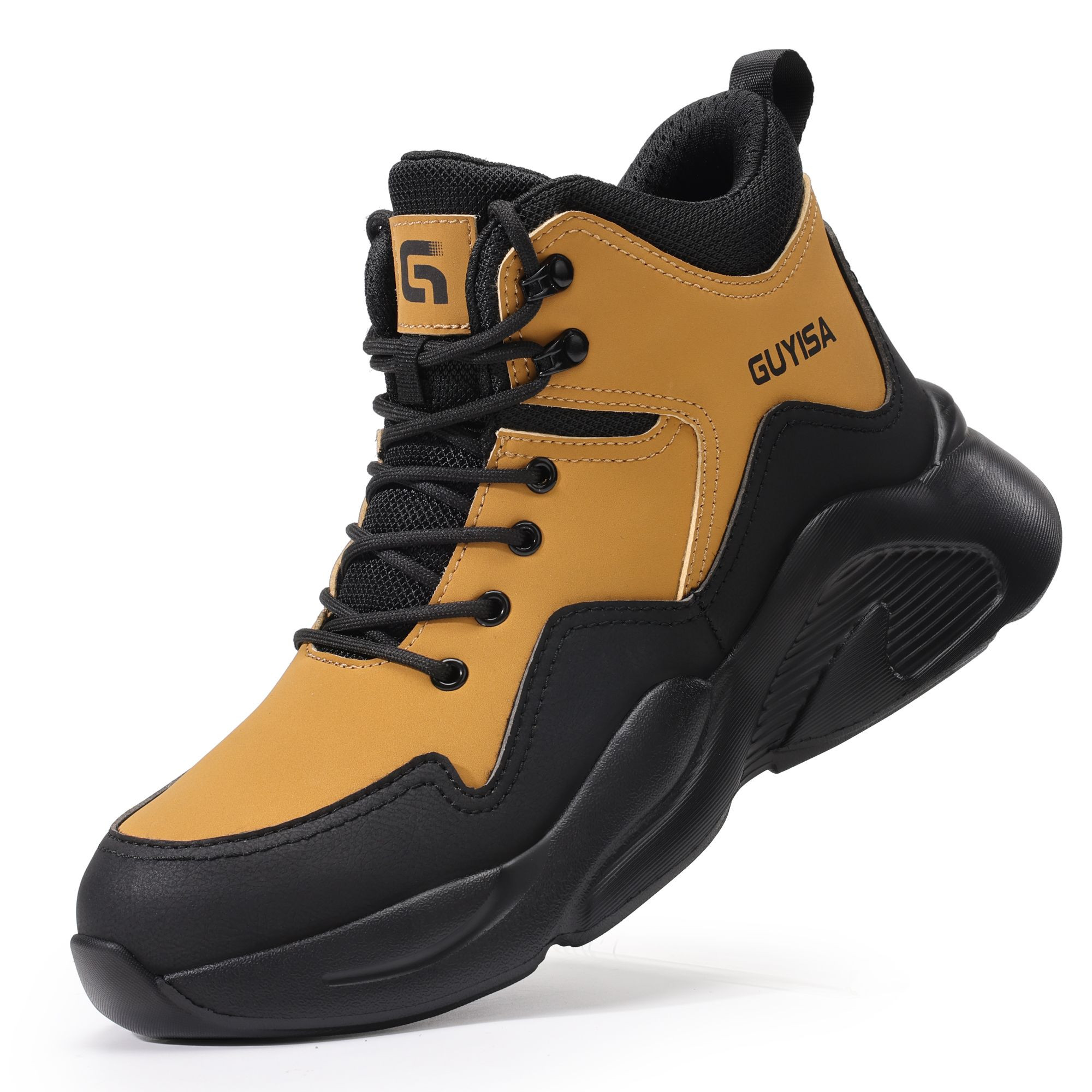 Buy Men's Work Safety Shoes Waterproof Non-slip Steel Toe Breathable ...