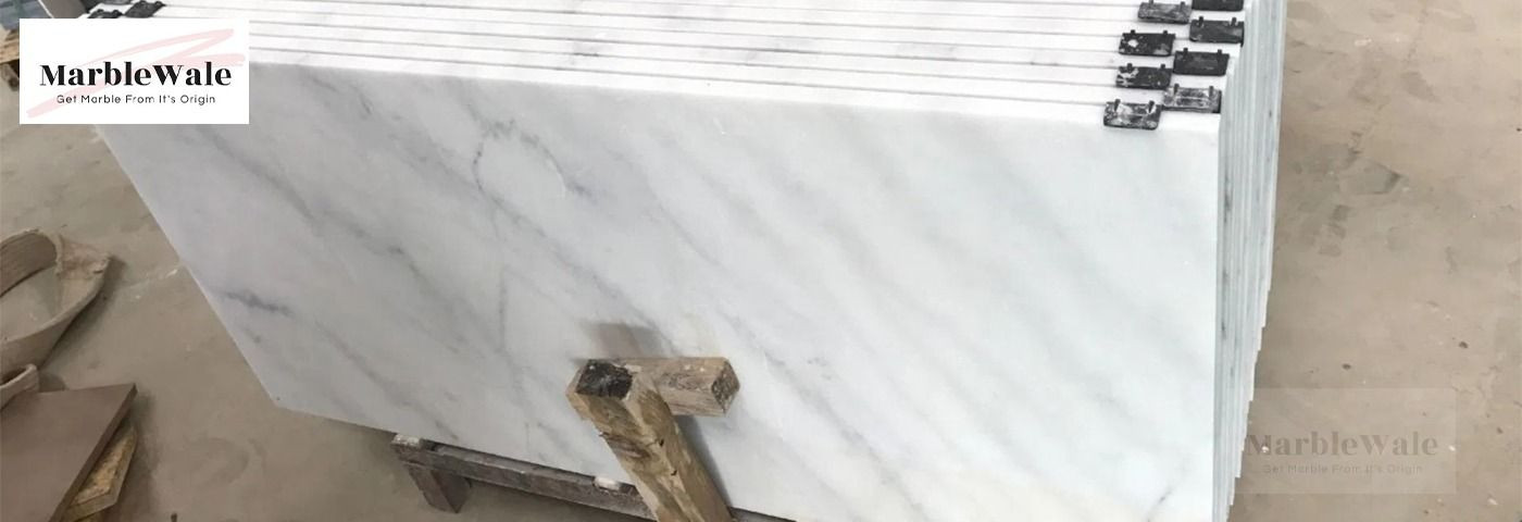 Buy Agaria Pure White Marble – Slab from Marble wale, India ...