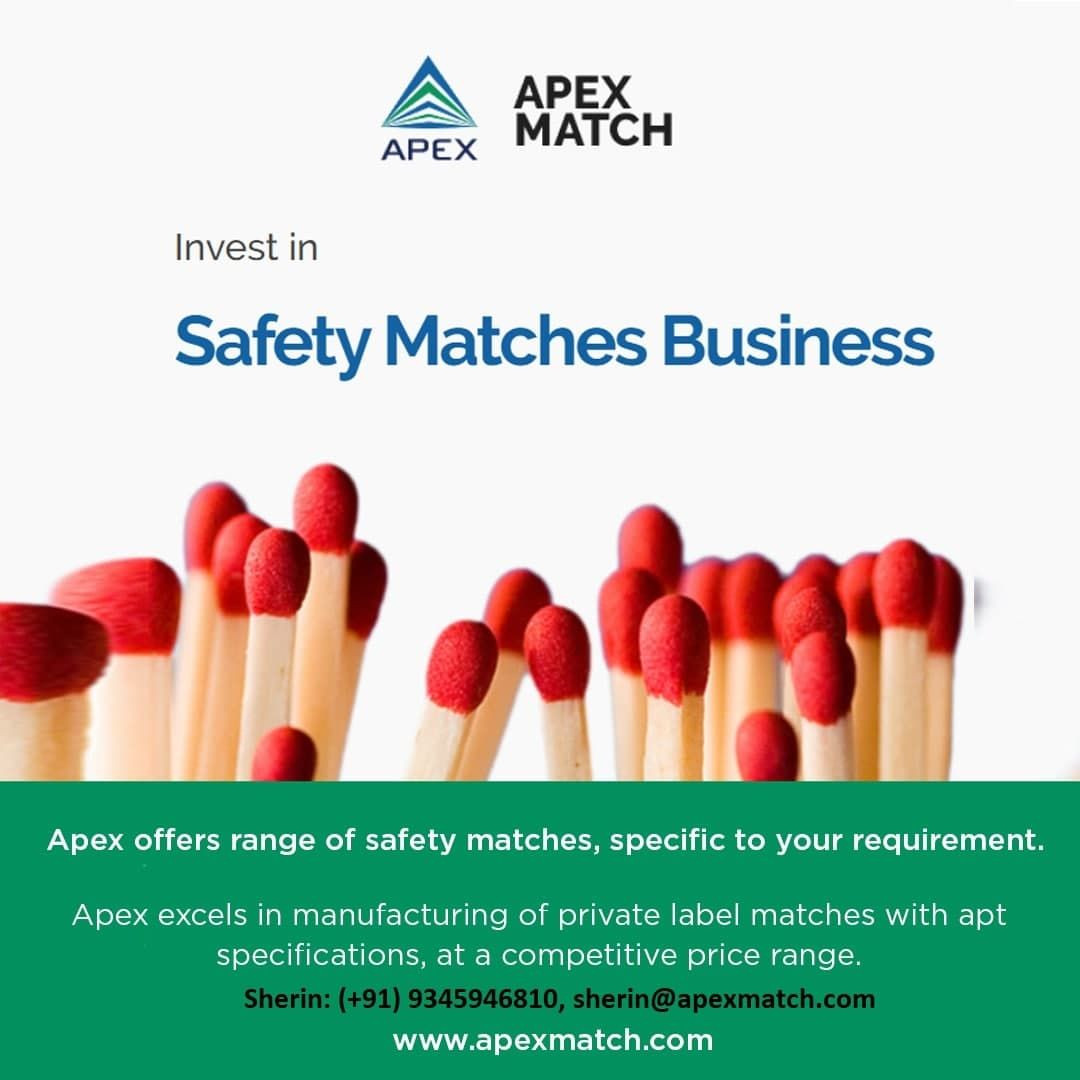 Buy Wooden Matches from Apex Match Consortium India Private Limited ...
