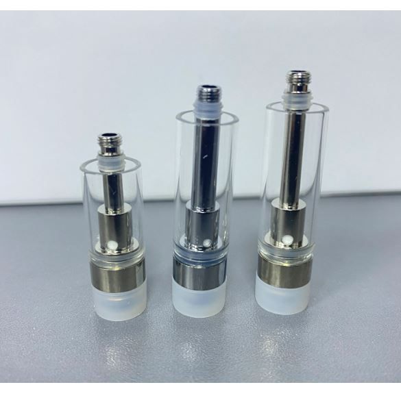 Buy 0.8ml Empty Glass Carts With Black Ceramic Tips-fits All 510 Thread ...