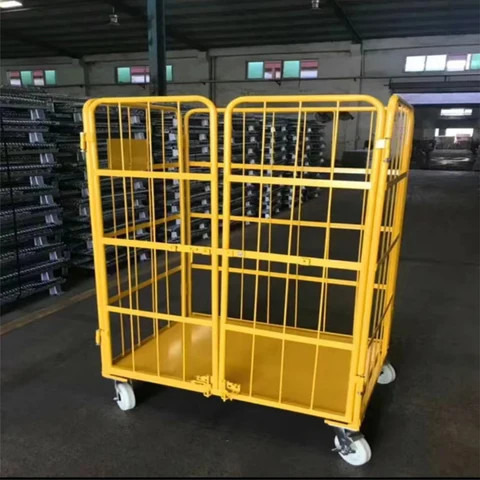 Buy 500kg Capacity Logistics Foldable Mobile Industrial Container ...
