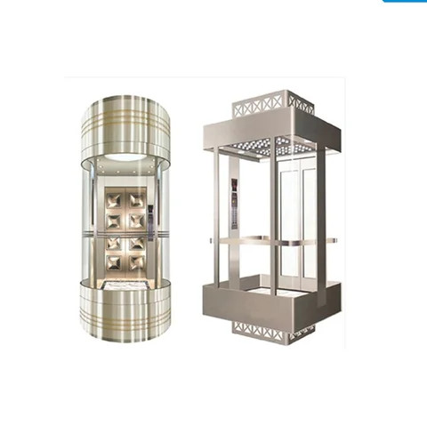 Buy 1250kg Elevator Glass Round Elevator With Beautiful Price from ...
