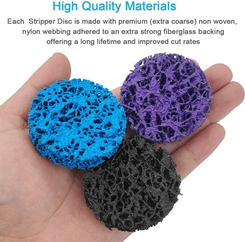 Buy 2 Inch Strip Discs Clean Poly Strip Discs Rust Paint Removal ...